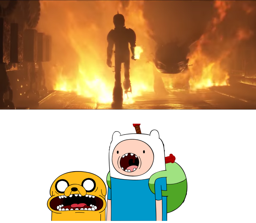 Finn and Jake amazed by Hiccup and Toothless by TheCartoonWizard on ...