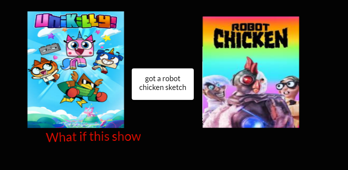 Unikitty on Robot Chicken by TheCartoonWizard on DeviantArt