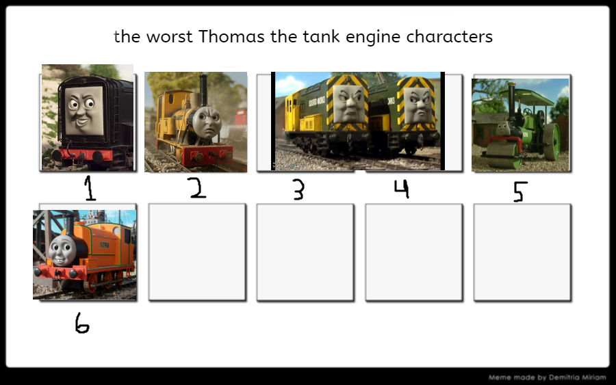 The worst thomas the tank engine characters by TheCartoonWizard on ...