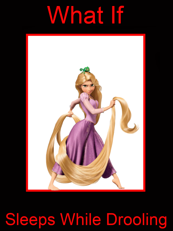 Rapunzel sleeps while drooling by TheCartoonWizard on DeviantArt