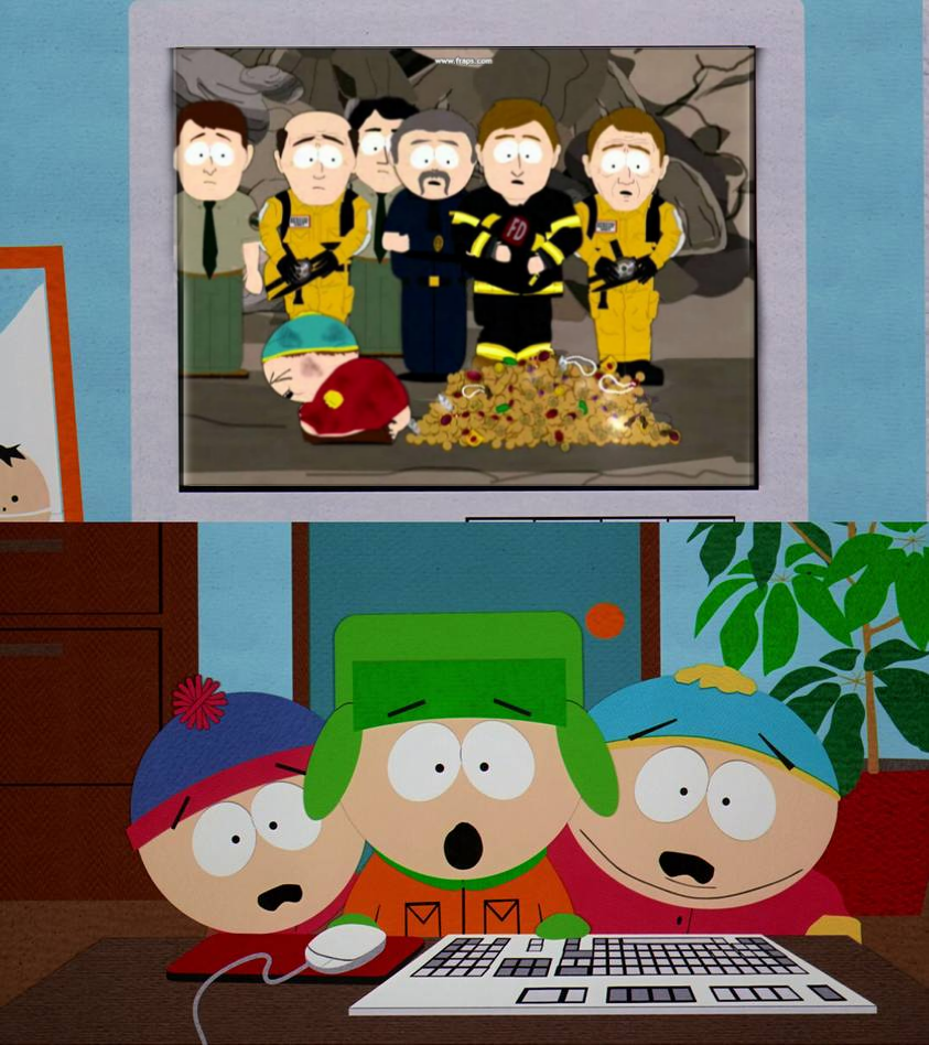 Stan, Kyle, and Eric watch Cartman shit gold by TheCartoonWizard on ...
