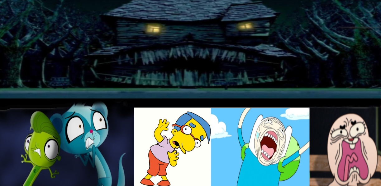 Everyone scared of Monster house by TheCartoonWizard on DeviantArt