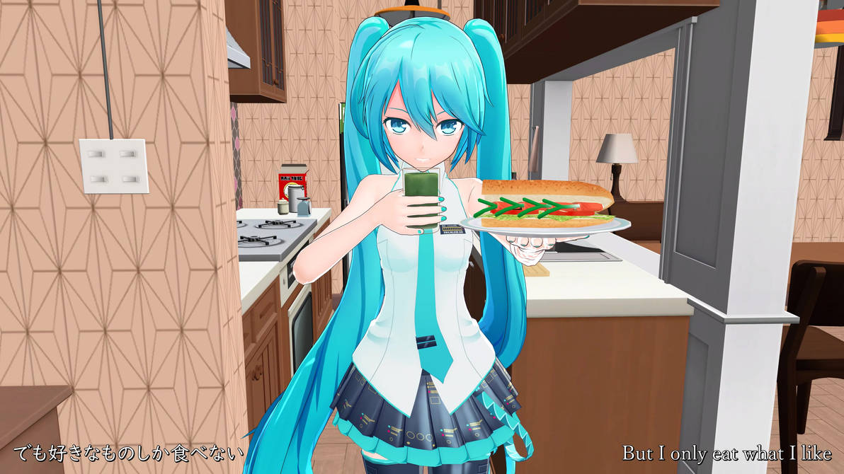 Miku Miku Hungry by Mideiro on DeviantArt