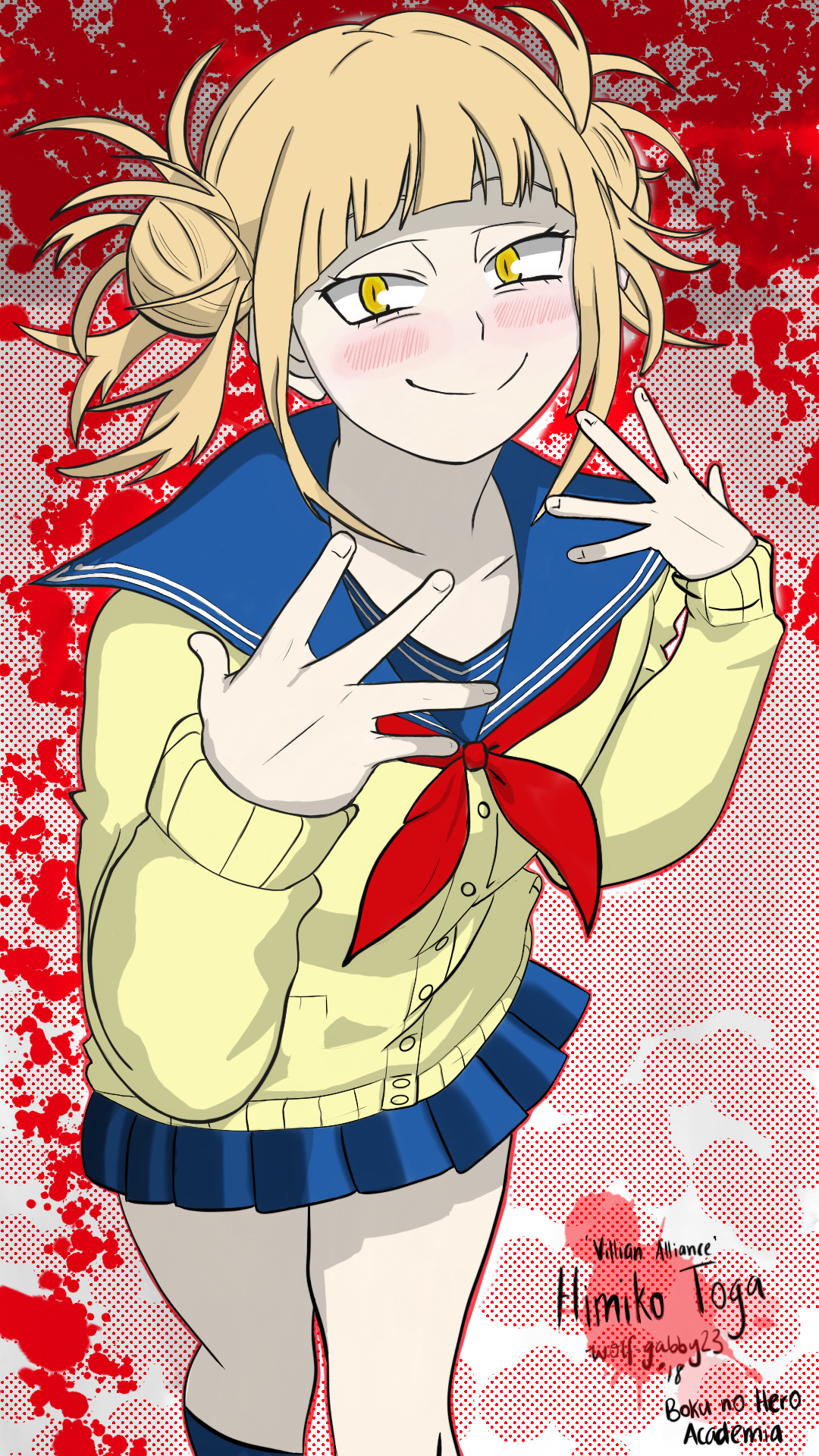 Himiko Toga Bnha By Wolf Gabby23 On Deviantart