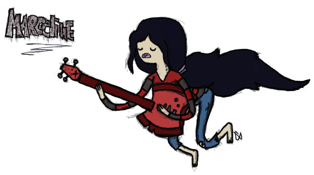 Marceline Colored by Lulumashubu on DeviantArt