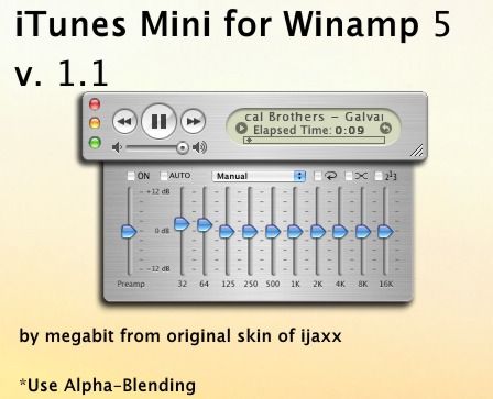 iTunes mini v.1.1 for Winamp 5 by megabit on DeviantArt
