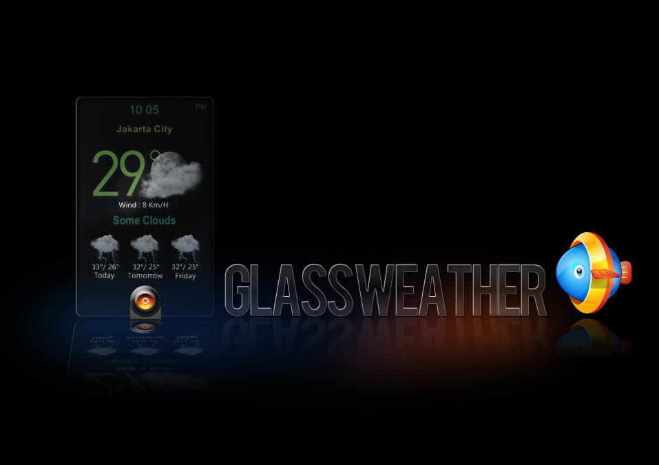 Glass Weather for XWidget by boyzonet on DeviantArt