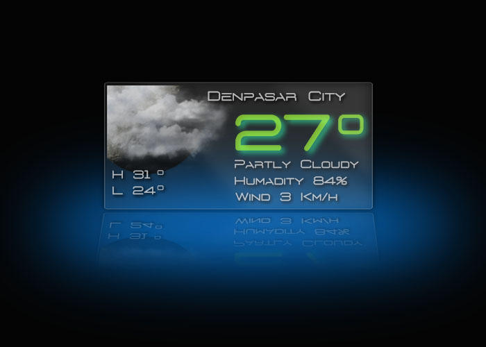 Ordinary Glass Weather for XWidget by boyzonet on DeviantArt