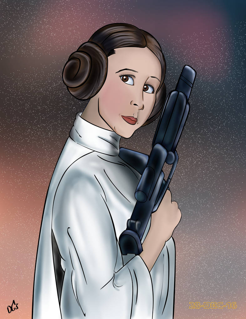 Princess Leia Organa by dgaskins on DeviantArt
