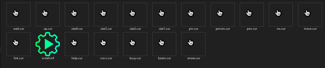 Mini Cursor Black+White by Dieeguito on DeviantArt