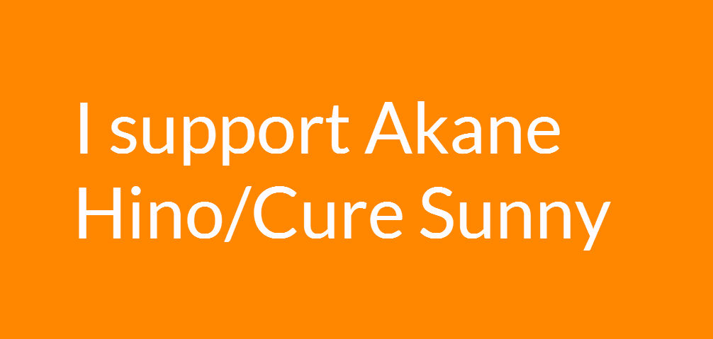 I support Akane Hino stamp by kyutihaniichan on DeviantArt