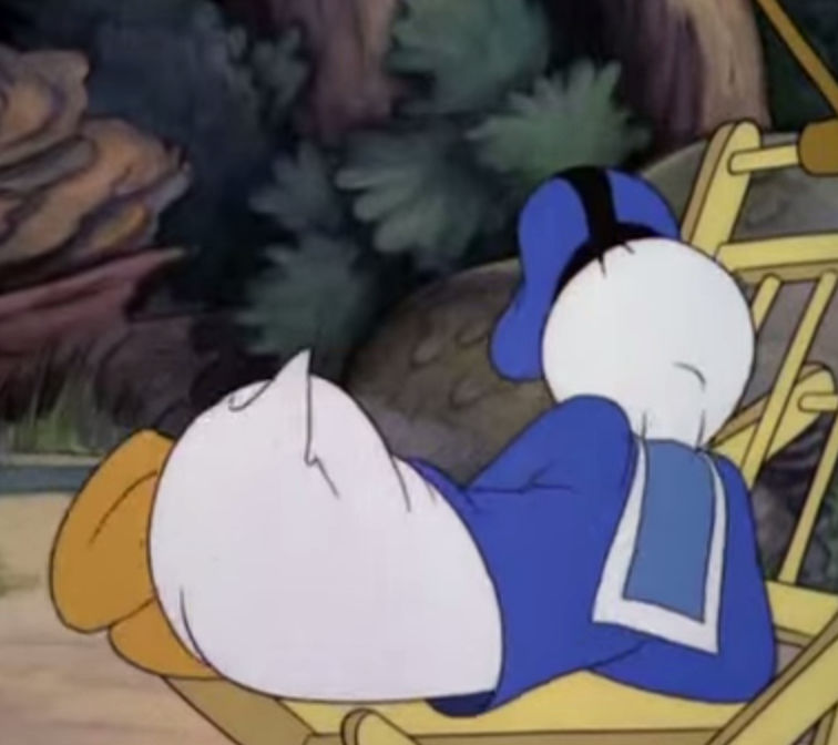 Donald Duck Getting Comfy by TheGildoe on DeviantArt