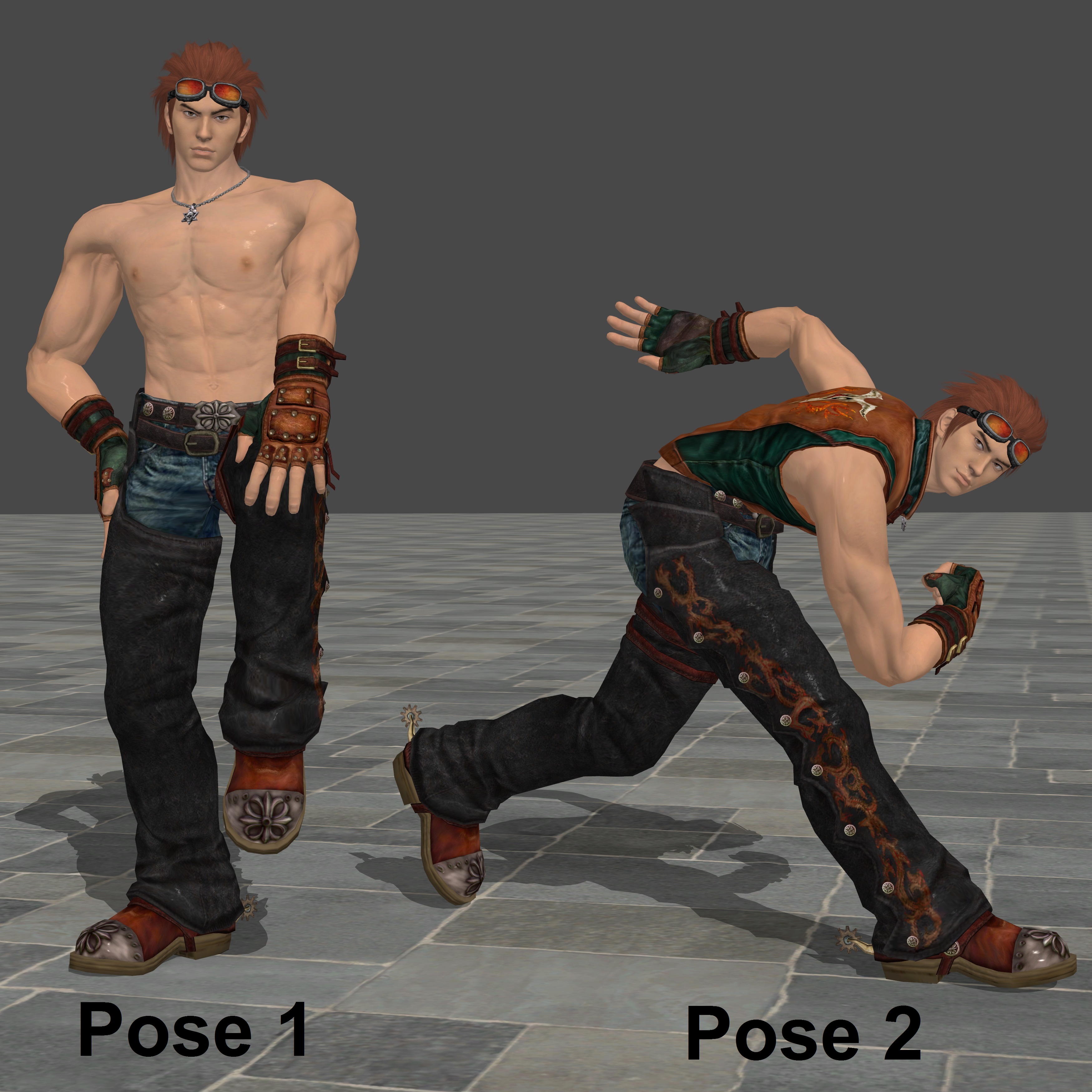 Tekken Hwoarang Shirtless