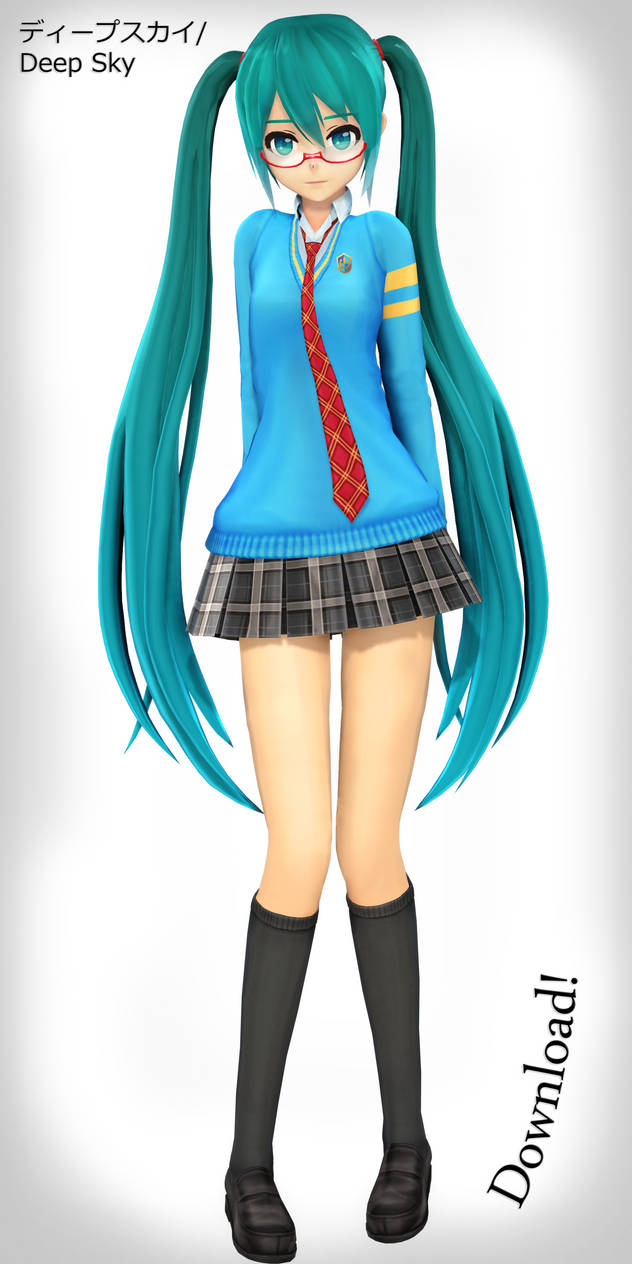 Deep Sky Hatsune Miku - Koron Style - Download! by xDreamShardsx on ...