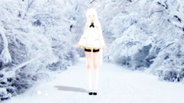 [MMD MODEL DISTRIBUTION] Yuki Himeko (Winter Coat) by MarryKozakura4th ...