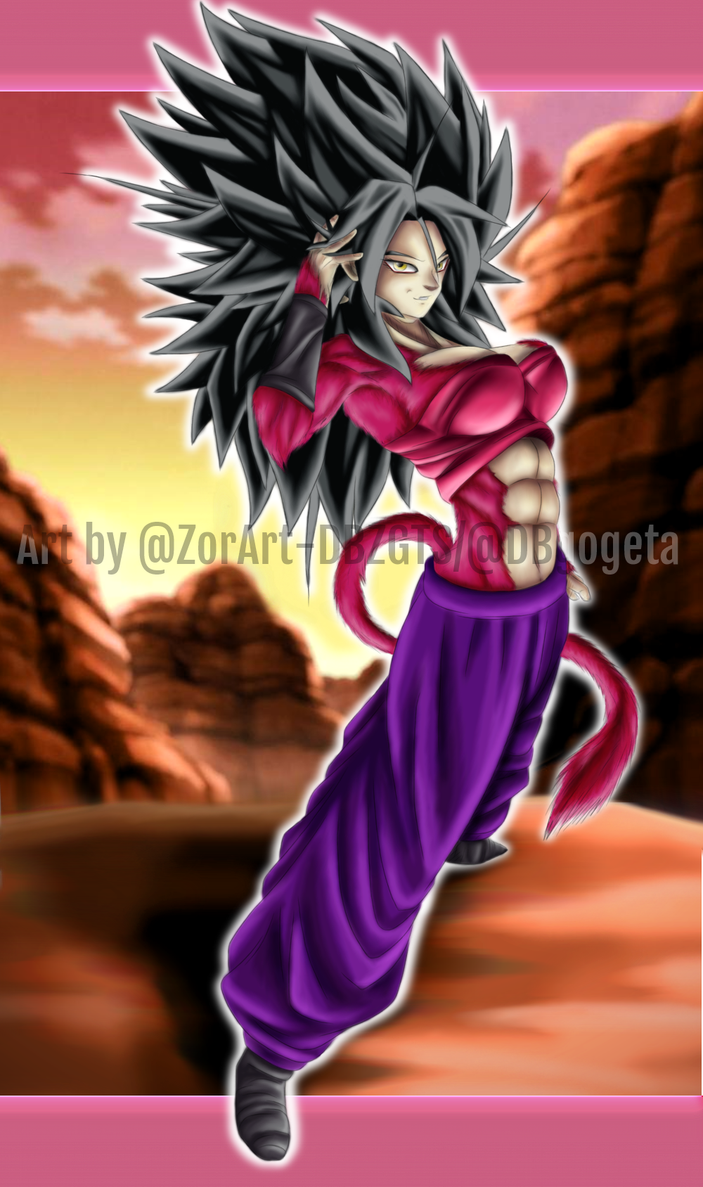 SSJ4 Caulifla (Gift) by ZorArt-DBZGTS on DeviantArt