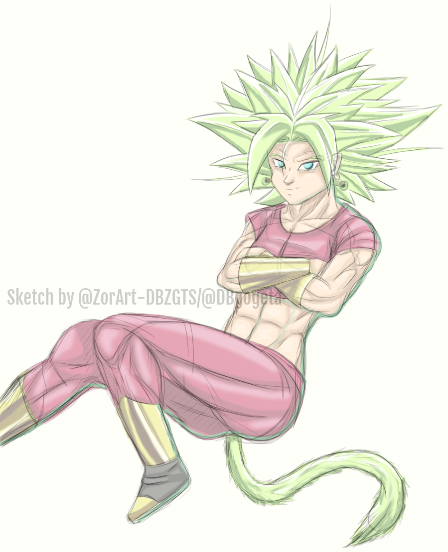 Kefla Sketch By Zorart Dbzgts On Deviantart