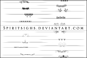 Dividers by spiritsighs-stock on DeviantArt