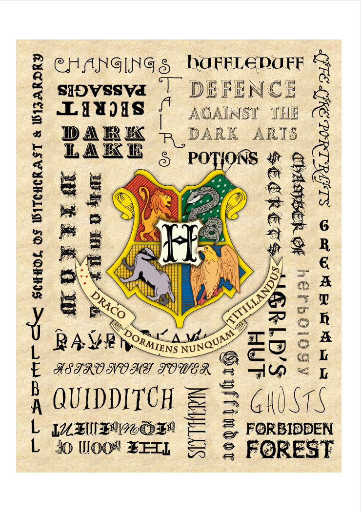 Hogwarts In Type by waijialing on DeviantArt