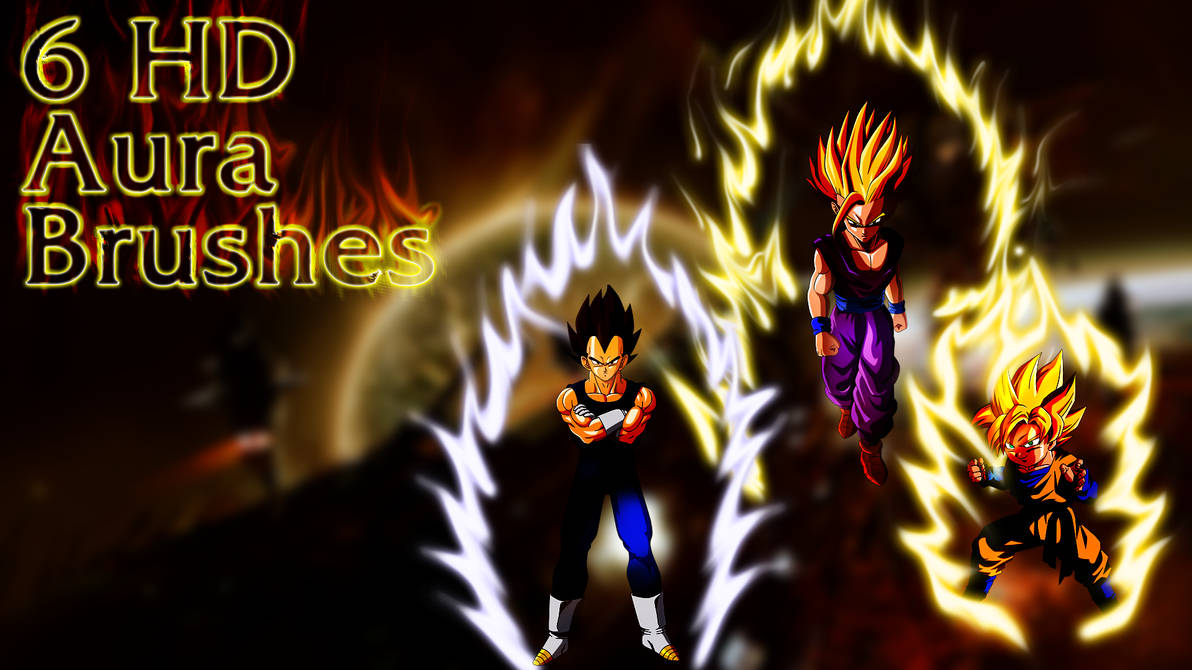 DBZ Aura Brush Set 2 by Boeingfreak on DeviantArt