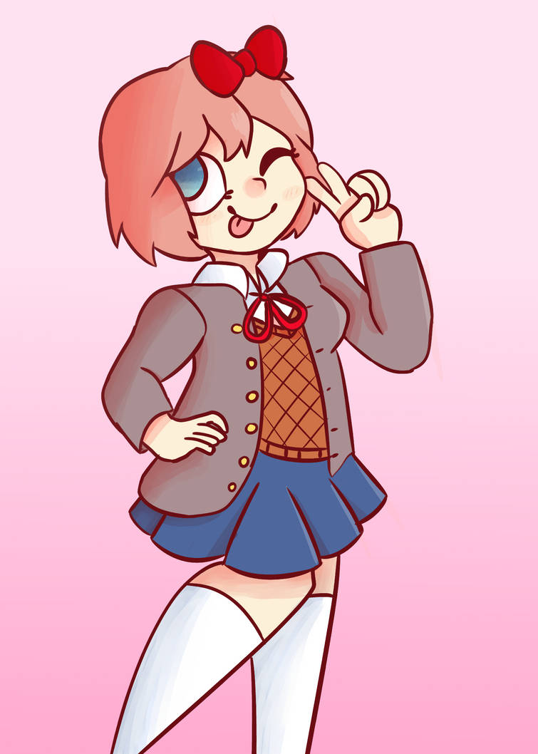 Sayori is best girl by OctoLass on DeviantArt