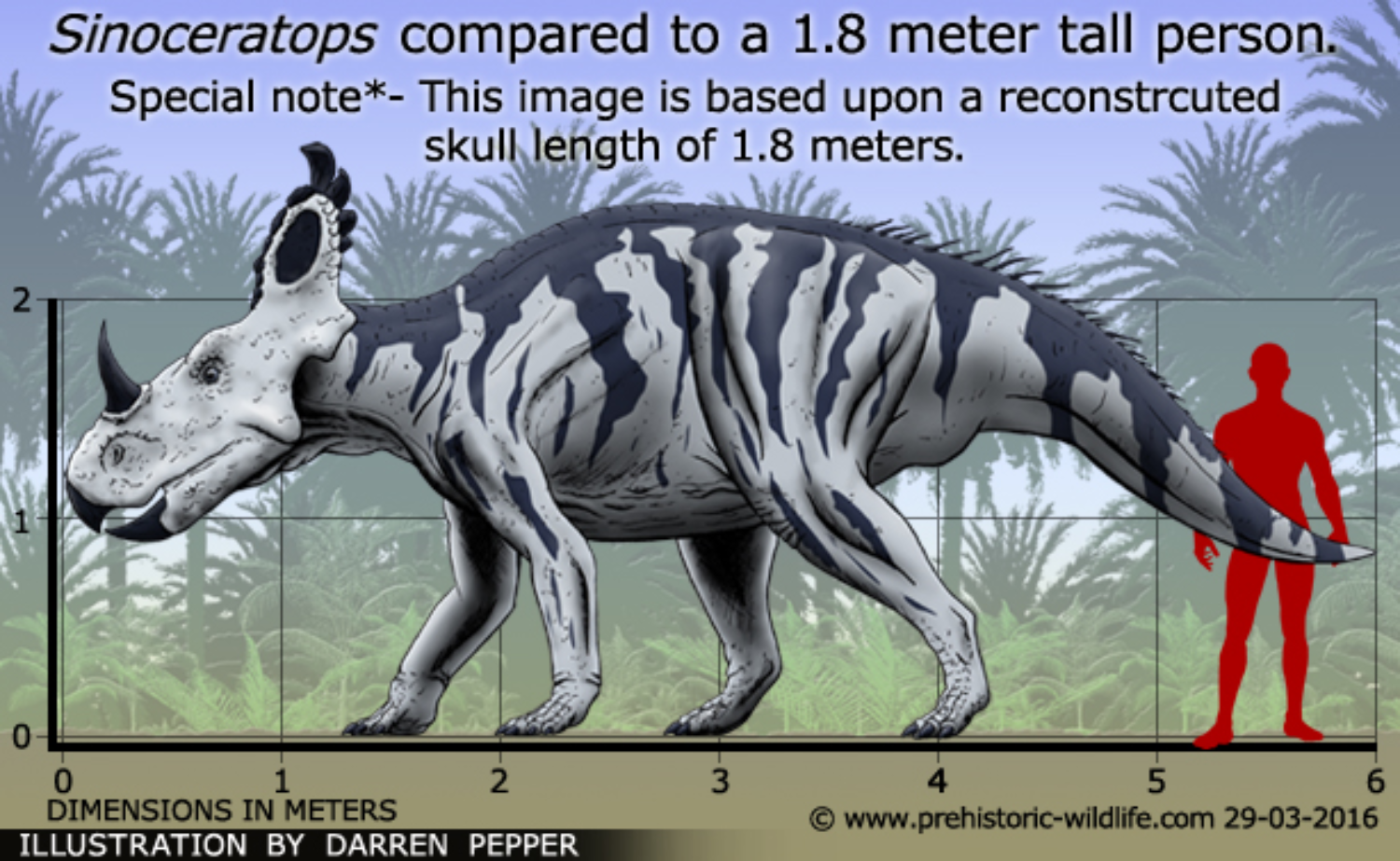 Sinoceratops size by Frylock921 on DeviantArt