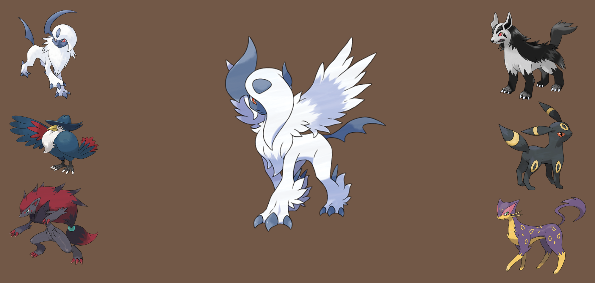 Mega Evolution Team: Mega Absol (Remake) by Frylock921 on DeviantArt