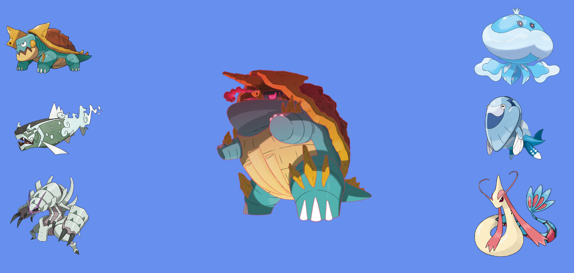 Gigantamax Team: Gigantamax Drednaw (Remake) by Frylock921 on DeviantArt