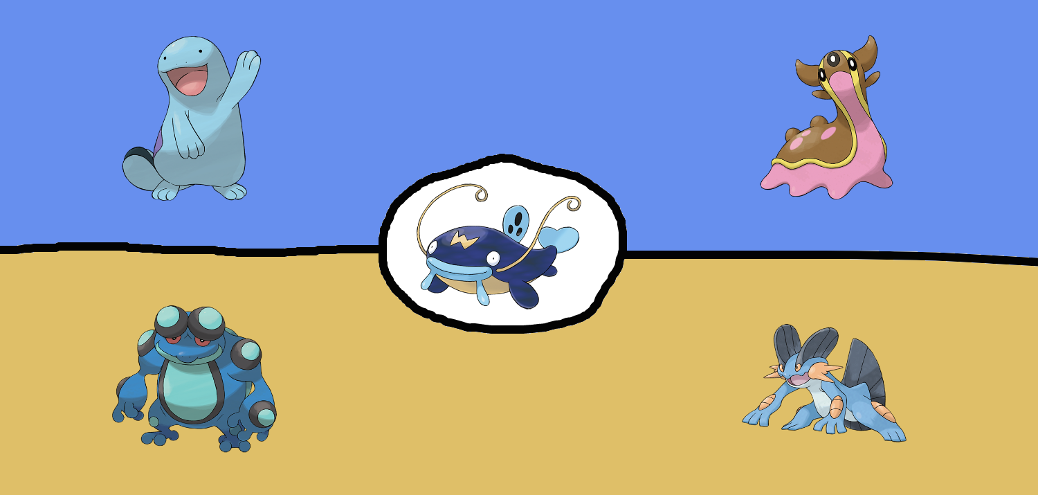 Muddy Swimming Pokemon by Frylock921 on DeviantArt