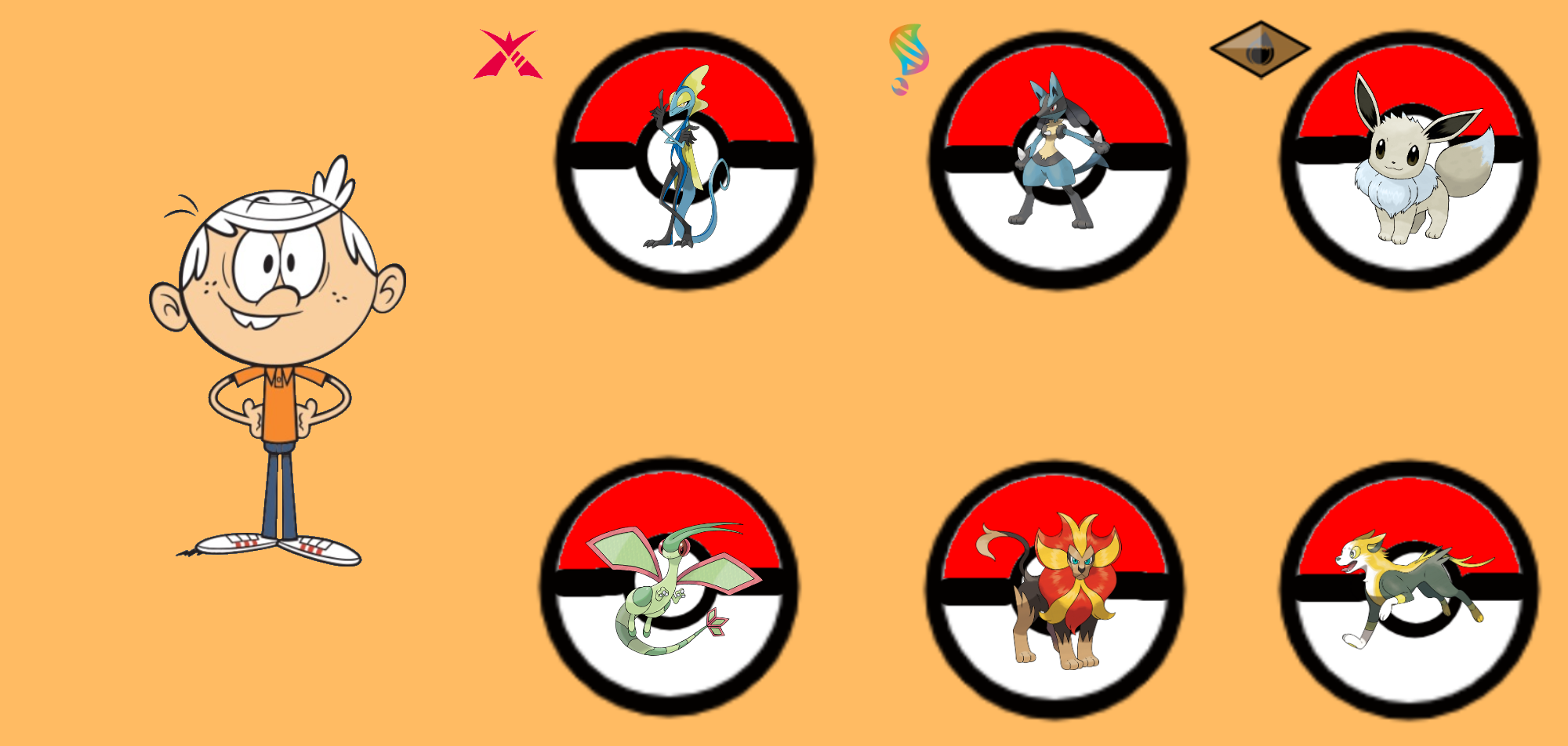 My Pokeloud Team: Lincoln by Frylock921 on DeviantArt