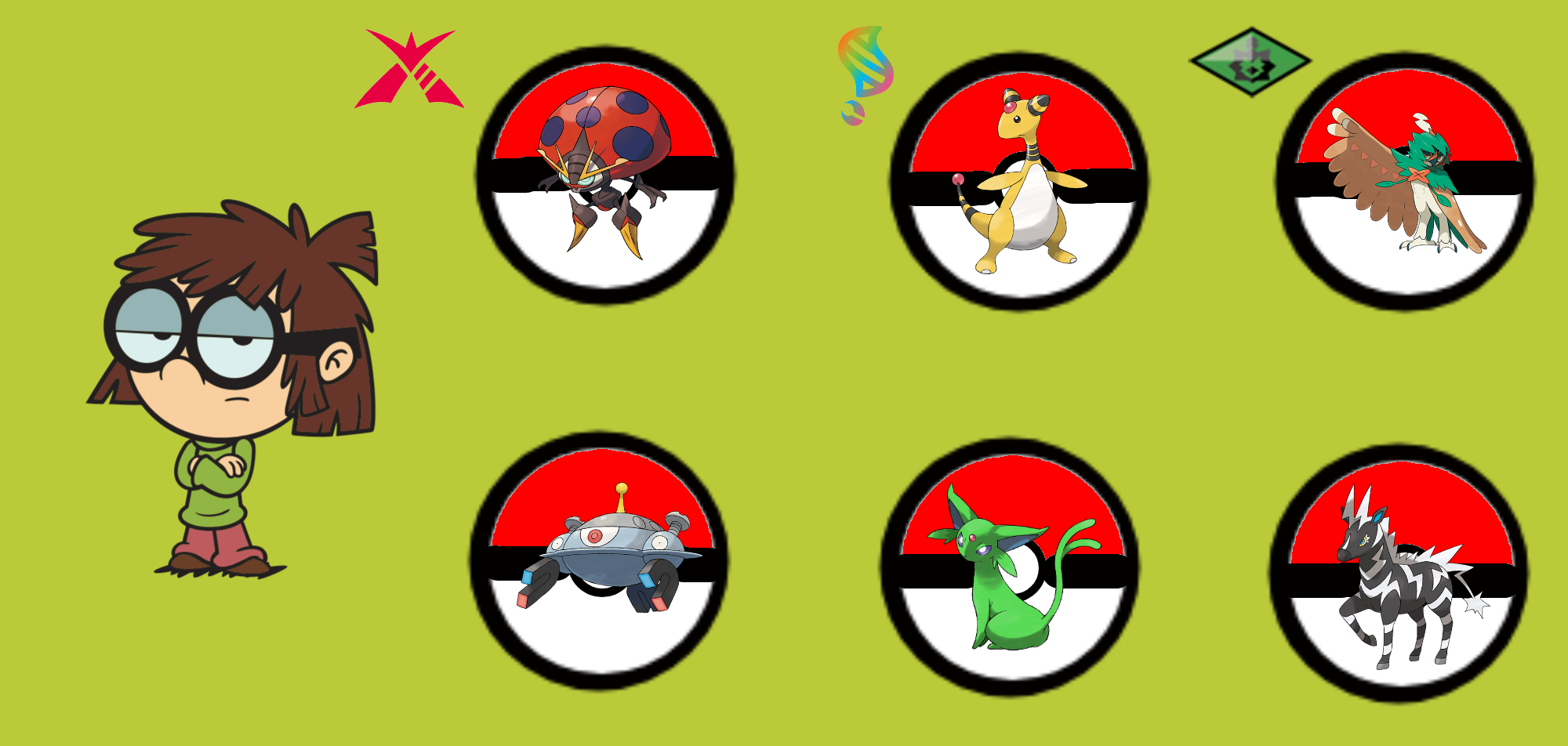 My Pokeloud team: Lisa by Frylock921 on DeviantArt