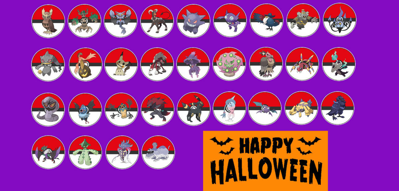My Halloween Pokemon by Frylock921 on DeviantArt