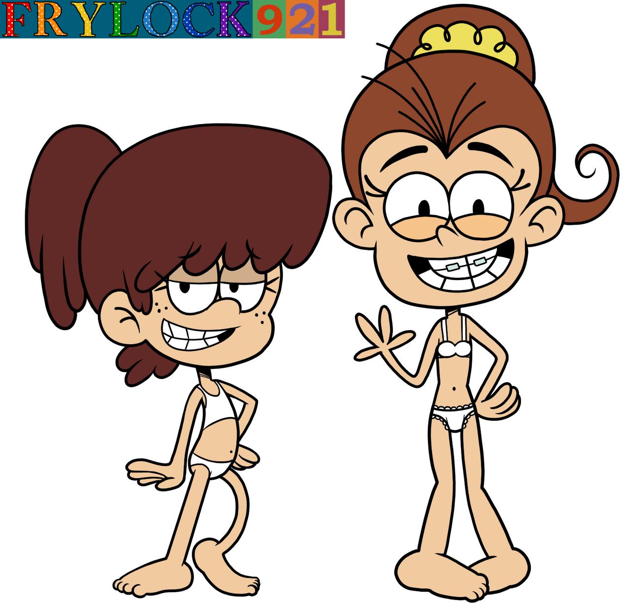 Lynn and Luan's Underwear by Frylock921 on DeviantArt