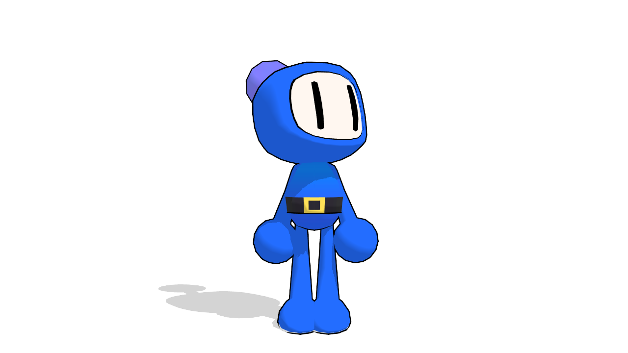 mmd blue Bomberman dl by sapphire37 on DeviantArt