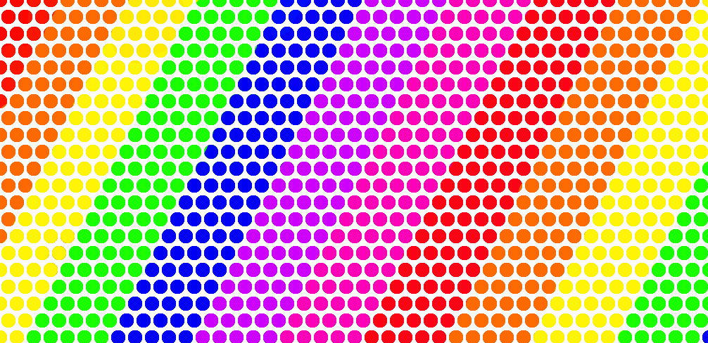rainbow of polka dots by chiny117 on DeviantArt