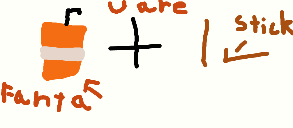 U are Fanta + Stick by TheSweetestSkies on DeviantArt