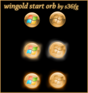 windows gold start orb by swapnil36fg on DeviantArt