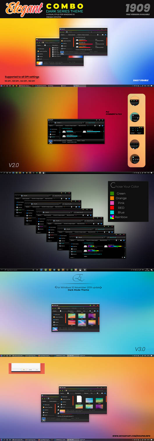 Elegant Dark Series Combo Pack by swapnil36fg on DeviantArt