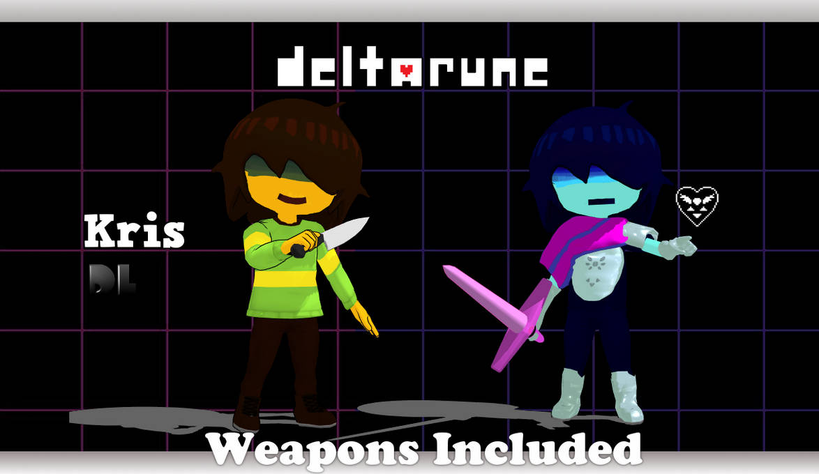 MMD Deltarune Kris And DarkWorld Kris DL by CptZire on DeviantArt