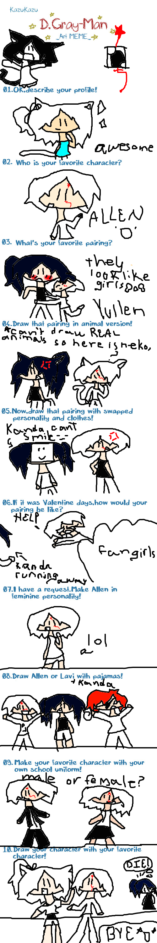 D.Gray-Man meme by yuukandaxallenwalker on DeviantArt