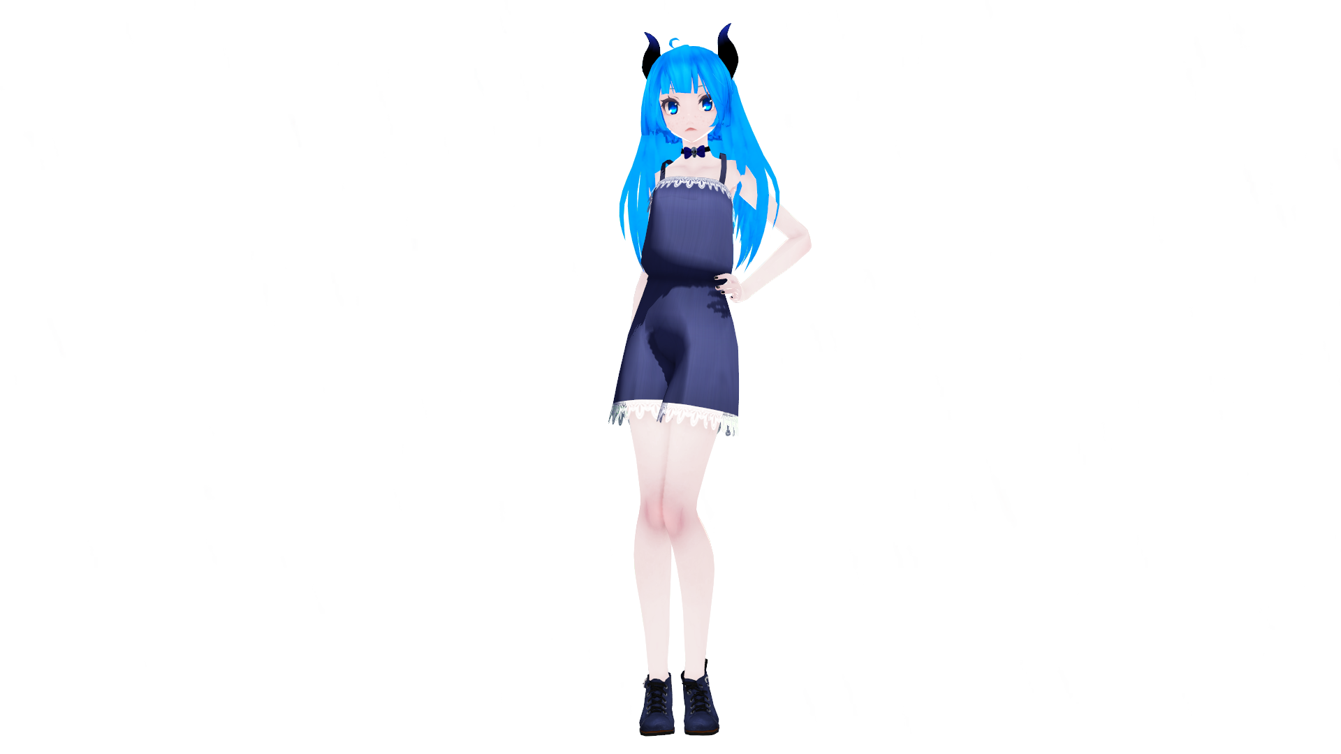 |MMD| Tda Blue Demon Miku by MrsMMD by MrsMMD on DeviantArt
