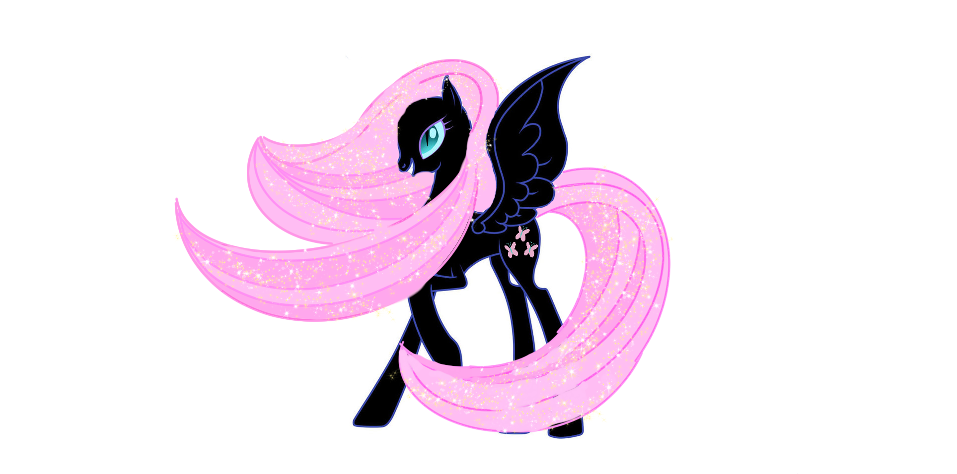 Nightmare Fluttershy by UltimateEeveeYT on DeviantArt
