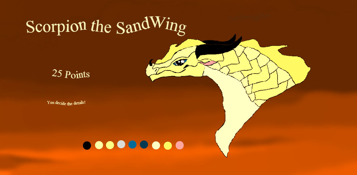 Scorpion Adopt by WilliwawWanderings on DeviantArt
