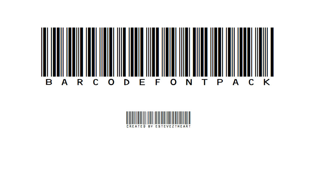 Barcodes Font Pack by TheEstevezCompany on DeviantArt