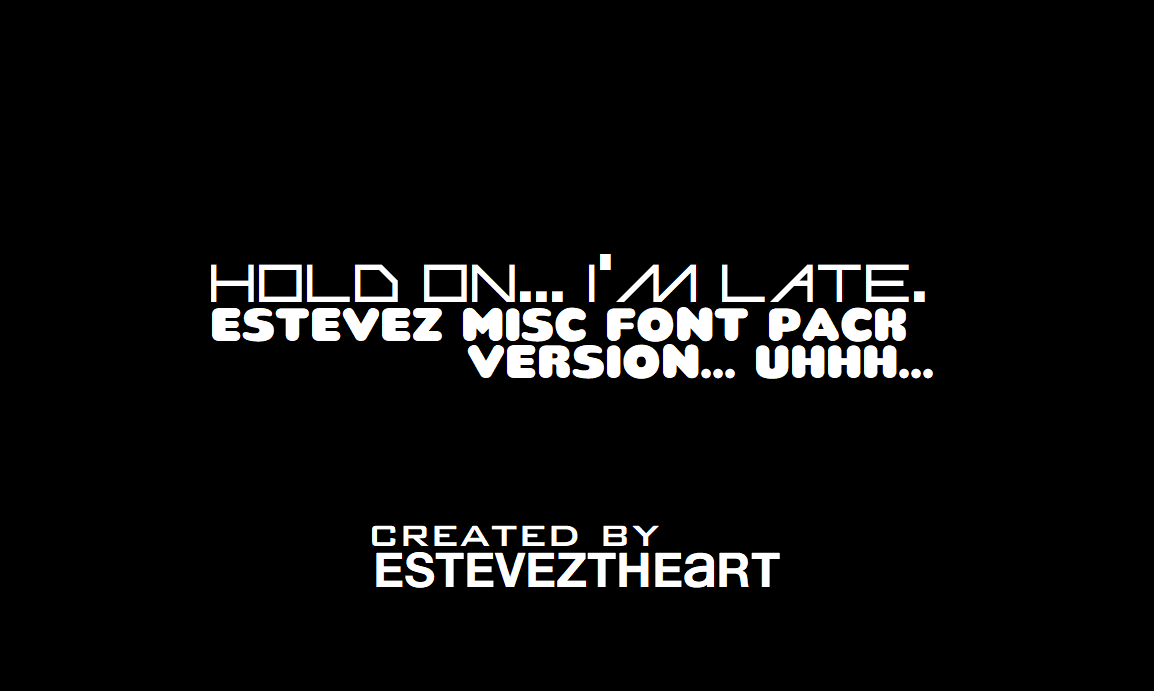 Misc Font Pack by TheEstevezCompany on DeviantArt