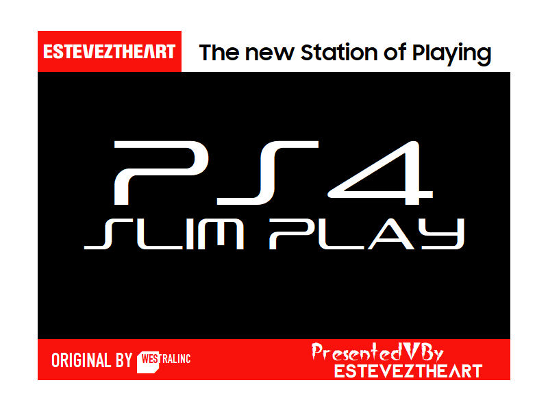 PS4 Slim Play by TheEstevezCompany on DeviantArt