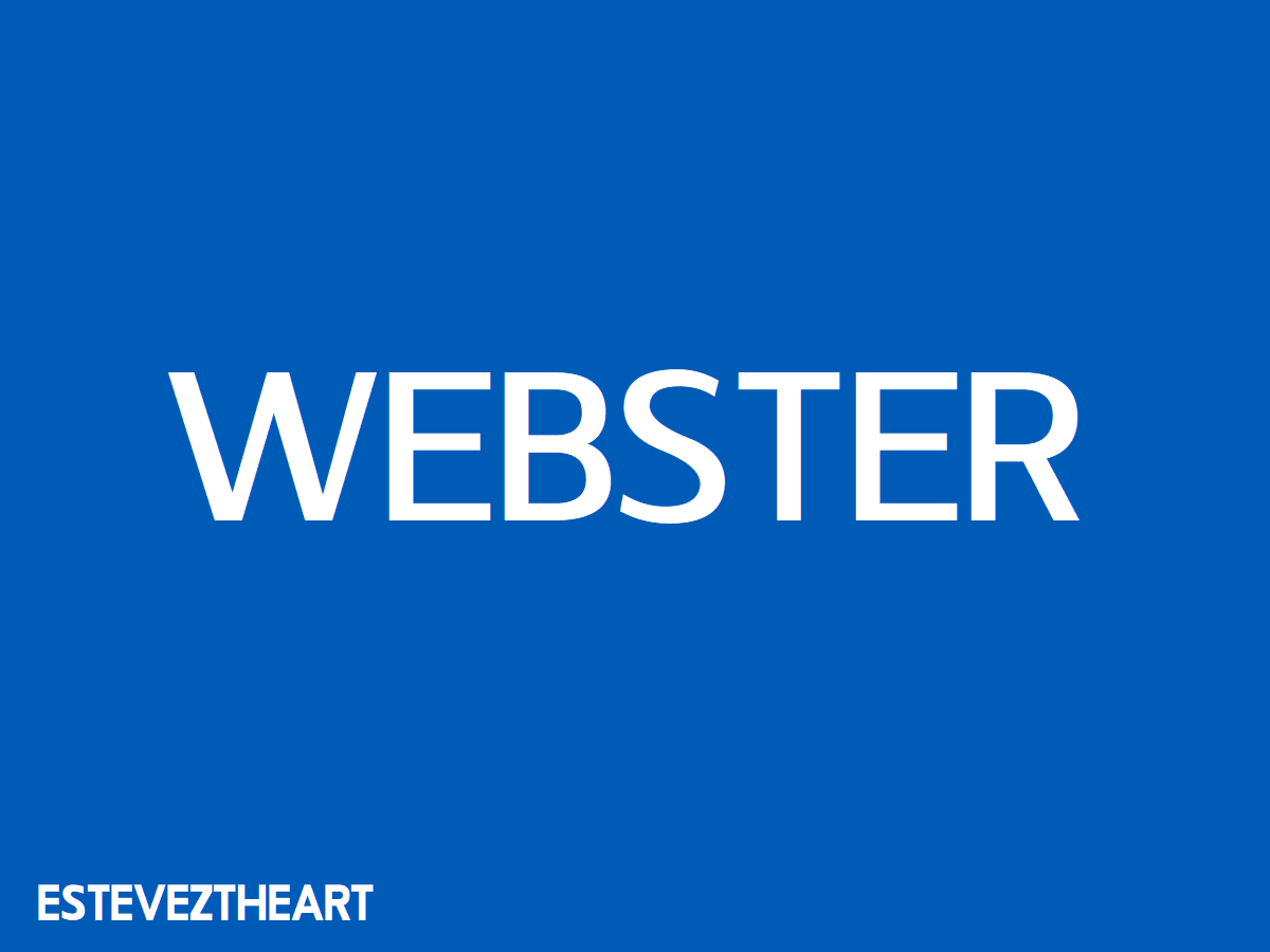 Webster by TheEstevezCompany on DeviantArt