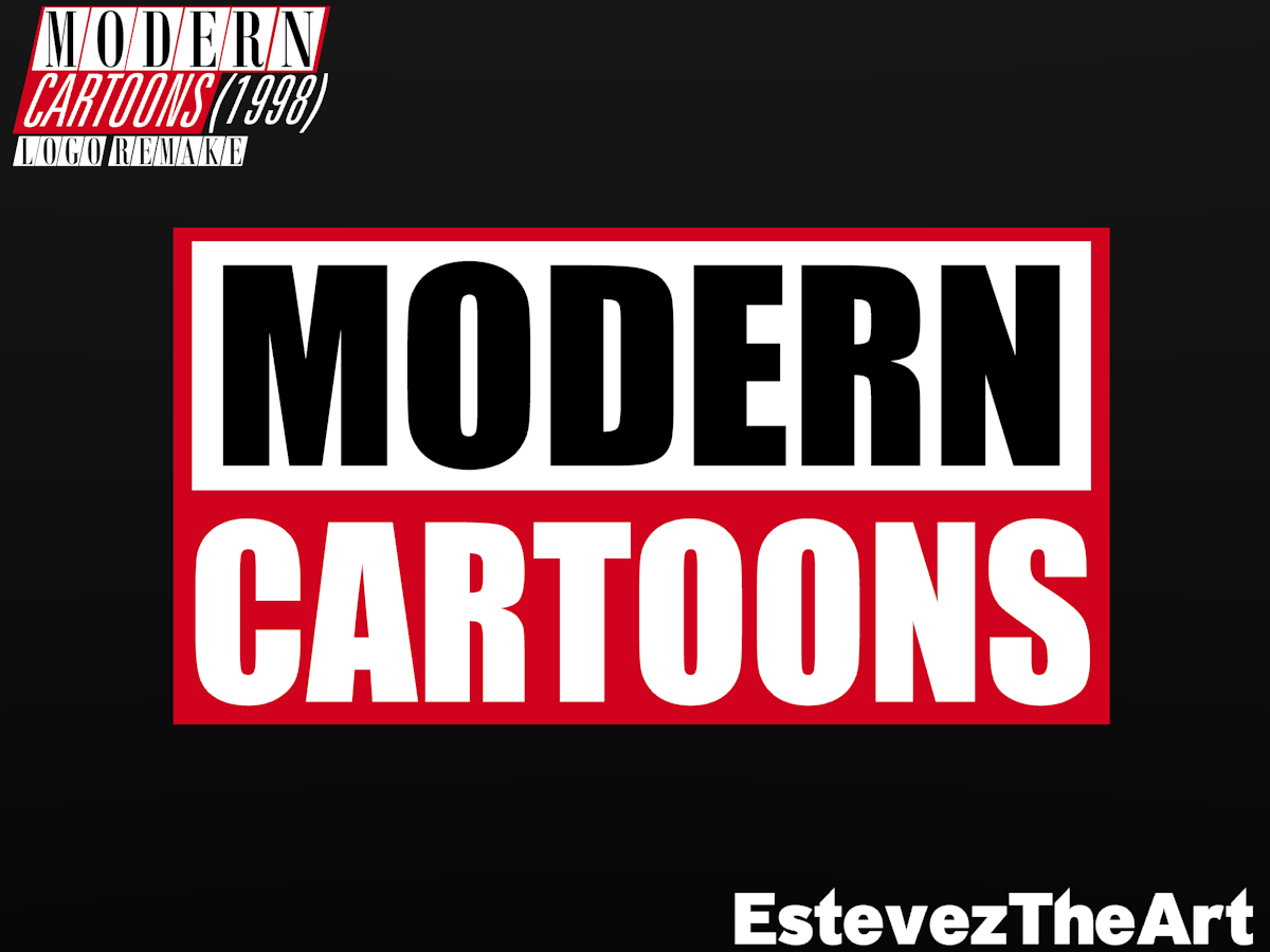 Modern Cartoons (1998) logo remake by TheEstevezCompany on DeviantArt