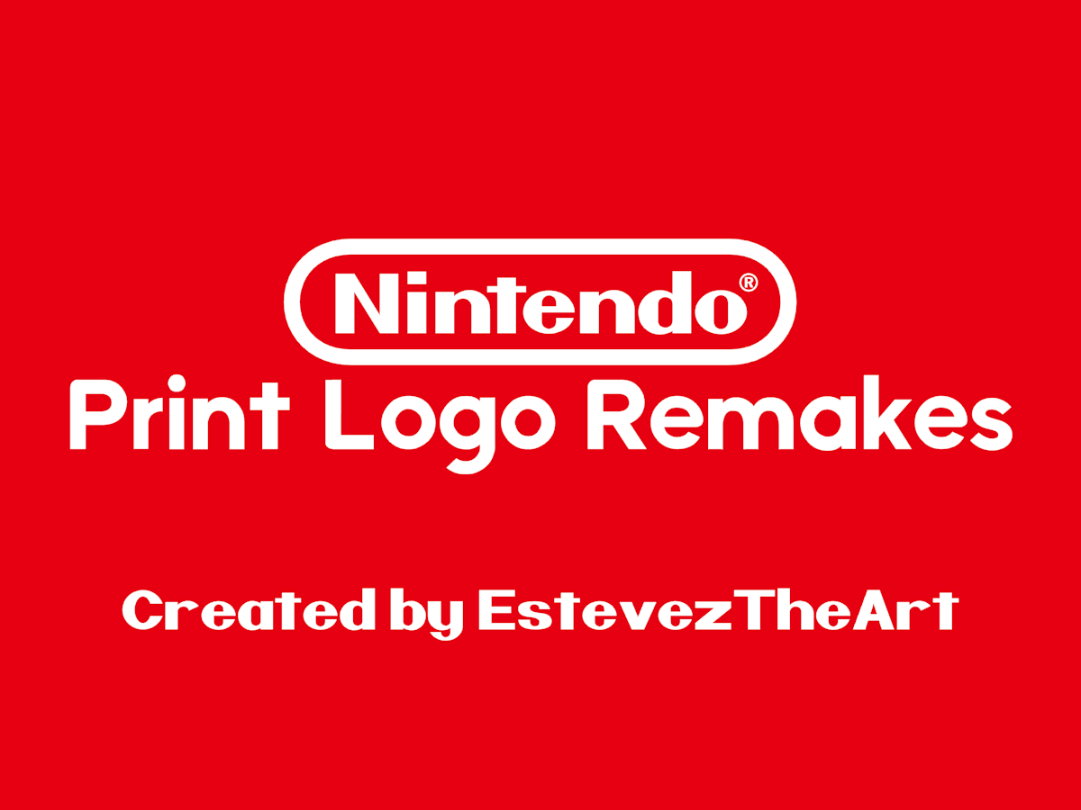 Nintendo Print Logo Remakes by TheEstevezCompany on DeviantArt
