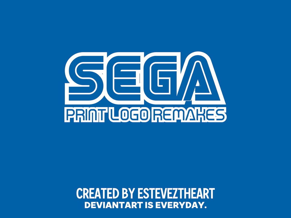 Sega Print Logo Remakes by TheEstevezCompany on DeviantArt